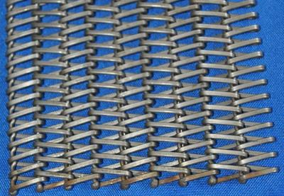 China Metal Wire Mesh Stainless Conveyor Belt Aisi 430 For Annealing Furnace Glass for sale