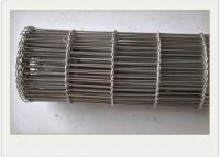 China Wire Mesh Conveyor Belt Ladder Flat Flex  pvc coated wire material for sale