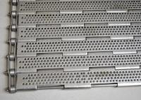 China Stainless / Carbon Steel Wire Mesh Conveyor Belt Perforated Plate Link Chain Driven for sale