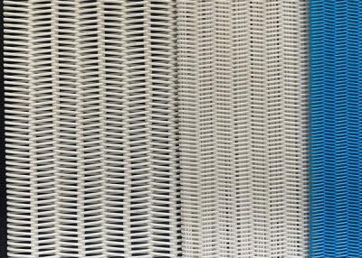 China Fine Spiral Polyester Mesh Conveyor Belt With Polyester Edges for sale