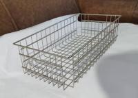 China Heat Resistance Stainless Steel Mesh Basket Custom Size 304 316 For Cleaning for sale