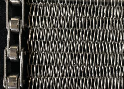 China High Temperature Food Grade Stainless Steel Wire Mesh Gratex Conveyor Belt For Food Industry for sale