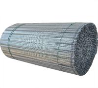China Double Balanced Weave Round Wire Mesh Conveyor Belt high temperture resistant for sale