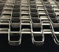 China SGS Wire Honeycomb Conveyor Belt With stainless steel 304 316 , high carbon steel for sale