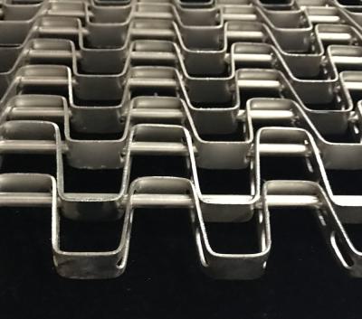 China SGS Wire Honeycomb Conveyor Belt With stainless steel 304 316 , high carbon steel for sale