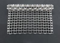 China Customized Size Stainless Steel Flat Wire Honeycomb Mesh Conveyor Belt for sale