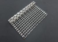 China Customized Size Stainless Steel Flat Wire Honeycomb Mesh Conveyor Belt for sale