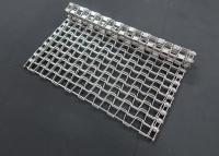 China Customized Size Stainless Steel Flat Wire Honeycomb Mesh Conveyor Belt for sale