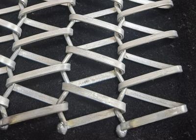 China High Working Temperature Stainless Steel Flat Spiral Wire Link Conveyor Belt For Drying Equipment And Continuous Ovens for sale