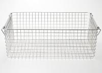 China Stainless Steel Storage Woven Net Basket Rustic Style Tote Basket For Home Decor Customized Wire Mesh Basket for sale