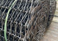 China Heavy Duty Manganese Steel Balance Weave Spiral Wire Mesh Conveyor Belt for sale