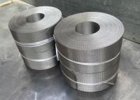China Plastic Extruder 304/316 Stainless Steel Wire Mesh Reverse Dutch Weave Filter Mesh Belt for sale