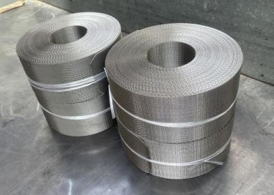 China Plastic Extruder 304/316 Stainless Steel Wire Mesh Reverse Dutch Weave Filter Mesh Belt for sale