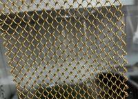 China Aluminium Metal Decorative Mesh Curtain Chain Drapery Fabric Fireplace Wire Mesh Metal Coil Mesh Ceiling Curtain for sale