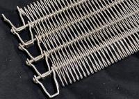 China Stainless Steel Flexible Rod Wire Mesh Spiral Freezer Conveyor Belt For Multi-Tier Spiral Conveyor In Food Industry for sale