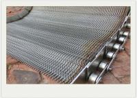 China Balanced Weave Stainless Steel Wire Mesh Conveyor Belt Used For Food Transport for sale
