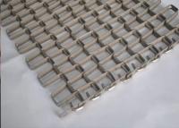 China Food Grade Stainless Steel Flexible Flat Enrober Chocolate Ladder Wire Mesh Conveyor Belt For Oven Furnace for sale