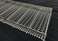 China Food Stainless Steel Wire Mesh Spiral Chain Conveyor Belt Customized With Baffle for sale