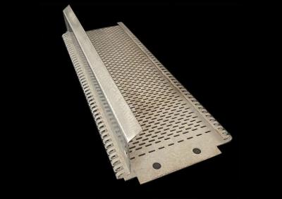 China Industrial Tunnel Furnace Metal Stainless Steel 304 Baffle Plate Link Chain Perforated Plate Conveyor Mesh Belt ss316 for sale