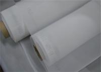 China White 200 Mesh Polyester Screen Printing Fabric 45 Micron Thread for sale