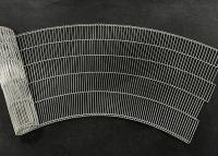 China 304 316L Stainless Steel Curve Mesh Belt Ladder Conveyor Belt for sale