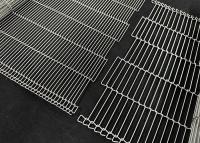 China Food Chocolate Enrober Stainless Steel Flat Flex Wire Mesh Conveyor Belt for sale