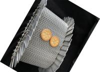 China Food Grade Stainless Steel Herringbone Conveyor Belt Compound Balance Weave Conveyor Belt for sale