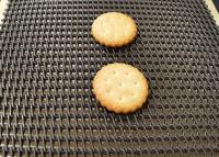 China Heat Resistance Ultrathin Carbon Steel Flat Rolled Wire Mesh Baking Conveyor Belt For Biscuit Food Baking for sale