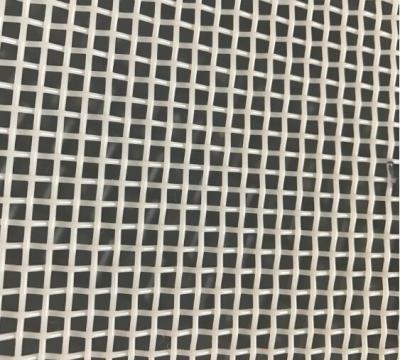 China White 3X3mm Polyester Plain Weave Mesh Belt , Edge Melting Treatment for sale