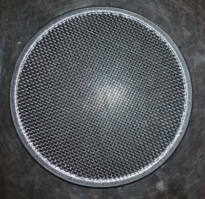China 304 Round Stainless Steel Filter Screen , Filter Discs , Edge Treated for sale