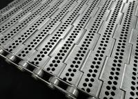 China Heat Resistant Stainless Steel Chain Link Plate Conveyor Belt for sale