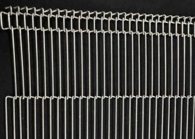 China Professional 304 316 Stainless Steel Flat Flex Ladder Wire Mesh Conveyor Belt For Chocolate Enrober for sale