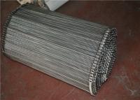 China Stainless Steel Mesh Conveyor Belt , Horseshoe Wire Mesh Heat Resistance for sale