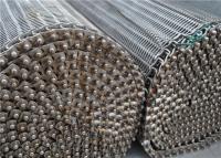 China SS304 316 316L Spiral Wire Metal Mesh Belt High Temperature Resistance for sale