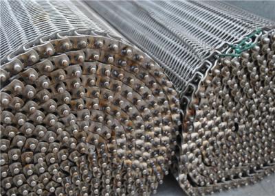 China SS304 316 316L Spiral Wire Metal Mesh Belt High Temperature Resistance for sale