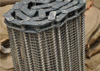 China Stainless Steel Wire Mesh Conveyor Belt With Chain Smooth Surface for sale