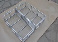 China 304 316 316L Stainless Steel Metal Wire Basket With Polishing Food Grade for sale