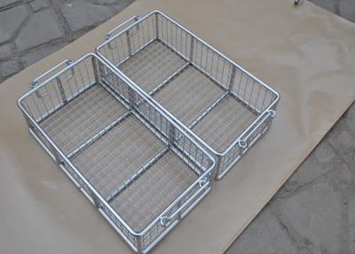 China 304 316 316L Stainless Steel Metal Wire Basket With Polishing Food Grade for sale