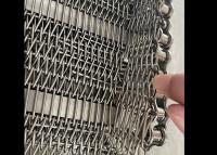 China Food Grade Stainless Steel Metal Wire Mesh Chain Conveyor Belt For Oven Tunnel Annealing Freezing for sale