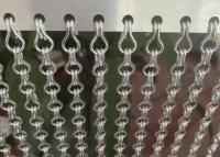 China Light Weight Colorful Aluminum Double Hook Fly Screen Mesh Curtain For Room Divider for sale