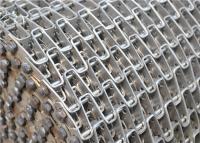 China Flat Surface Stainless Steel Metal Wire Mesh Chain Link Conveyor Belt With Balanced for sale
