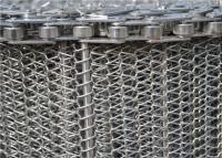 China High Strength Wire Mesh Flat Flex Spiral Conveyor Belt Heat Resistant for sale