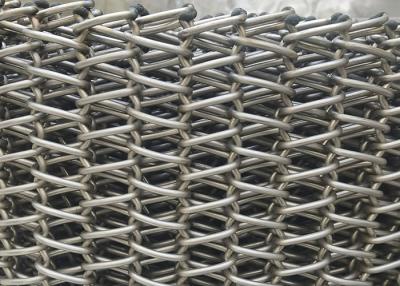 China Stainless Steel Balance Weave Wire Mesh Conveyor Belt High Working Temperature for sale