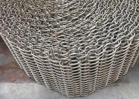 China Stainless Steel Balance Weave Wire Mesh Conveyor Belt High Working Temperature for sale