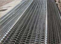 China Professional Flat Flex Wire Belt , Stainless Conveyor Belt Balanced For Conveyer for sale