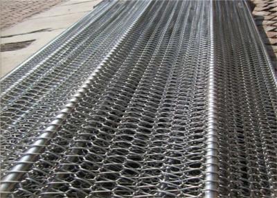 China Professional Flat Flex Wire Belt , Stainless Conveyor Belt Balanced For Conveyer for sale
