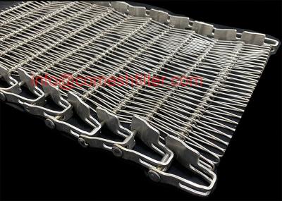 China Food Grade Stainless Steel 304 Wire Mesh Conveyor Belt For Spiral Oven Drying Freezing Baking for sale