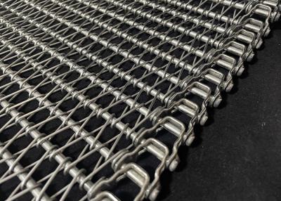 China Stainless Steel Flexible Rod Spiral Conveyor Belt for sale