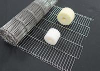China S304 Chocolate Chain Link Stainless Steel Wire Mesh Flat Ladder Conveyor Belt For Bread Factory for sale
