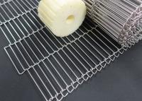 China 2-10mm Black Silver Flat Edge Wire Mesh Belt / Wire Mesh Conveyor Belt for sale